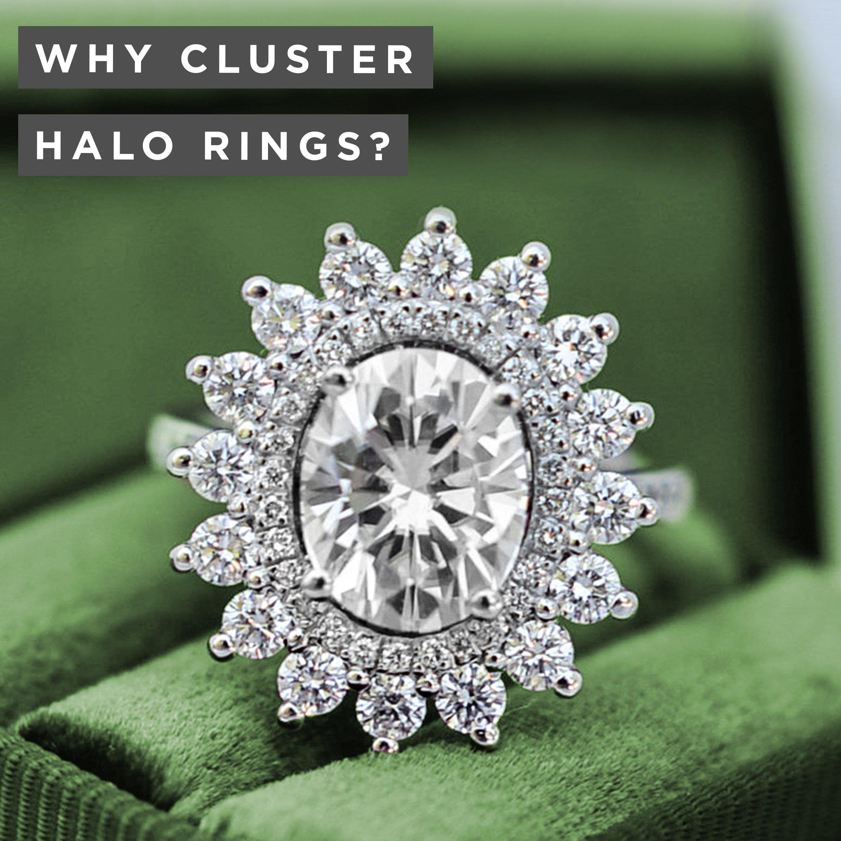 Live Like the Royal Family with a Regal Cluster Halo Setting – FIRE ...