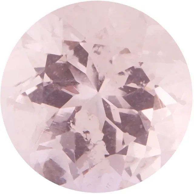 Round Morganite Natural Gemstones – FIRE & BRILLIANCE