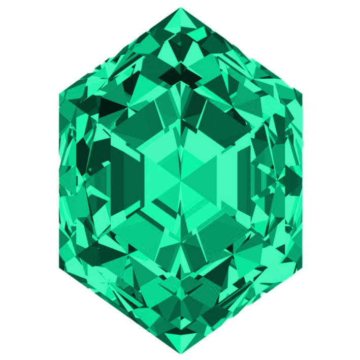 Elongated Hexagon FAB Lab-Grown Emerald Gems – FIRE & BRILLIANCE