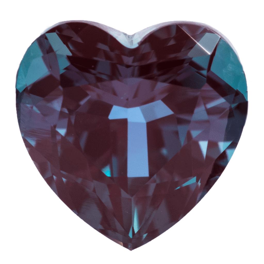Heart FAB Lab-Grown Alexandrite Gems – FIRE & BRILLIANCE