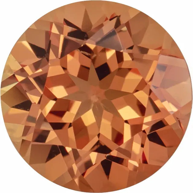 Round FAB Lab-Grown Orange Sapphire Gems – FIRE & BRILLIANCE